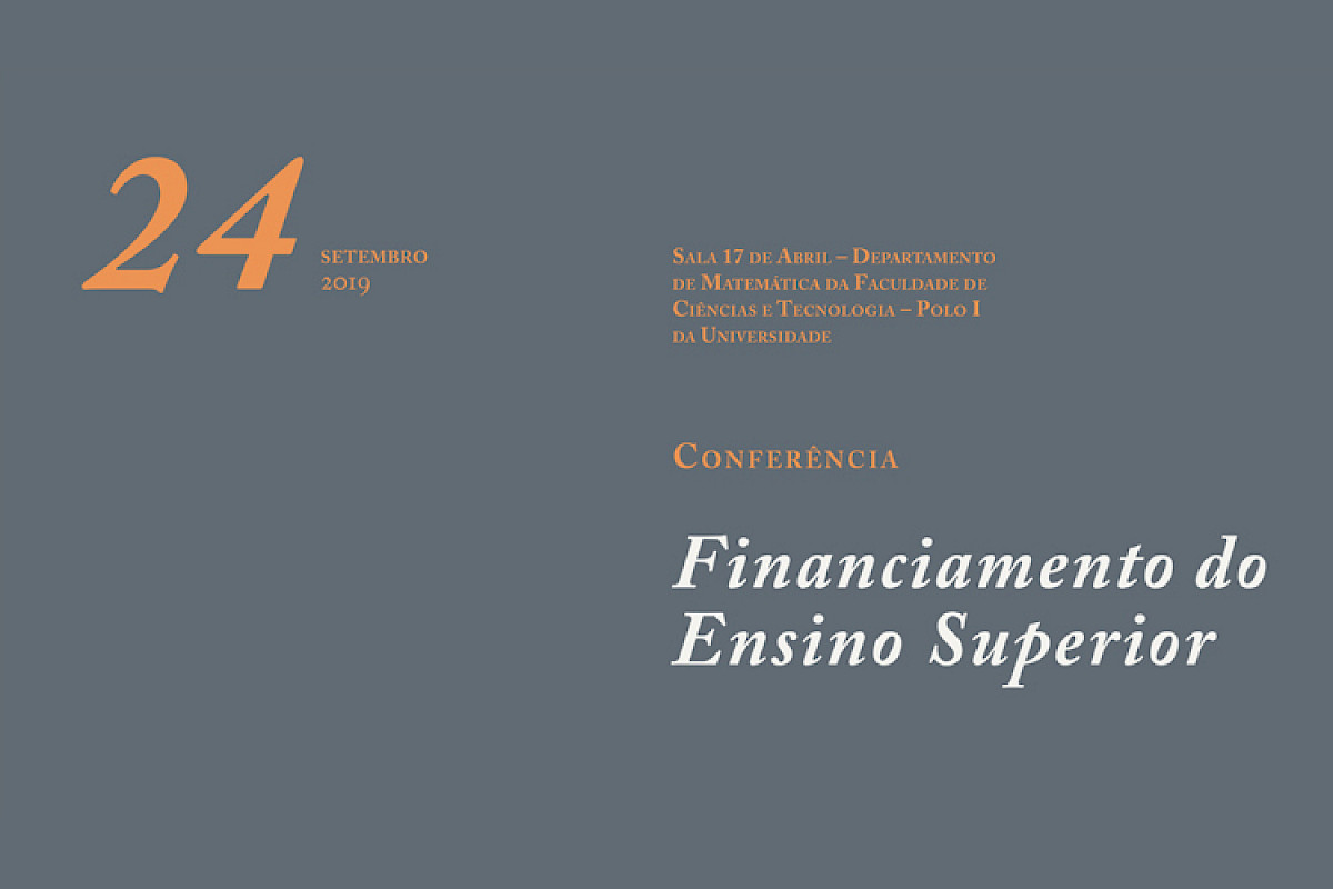 “Financiamento do Ensino Superior” é tema da próxima conferência do ...
